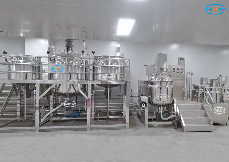 Mixing Machine for Industrial Cosmetic Cream Manufacturing